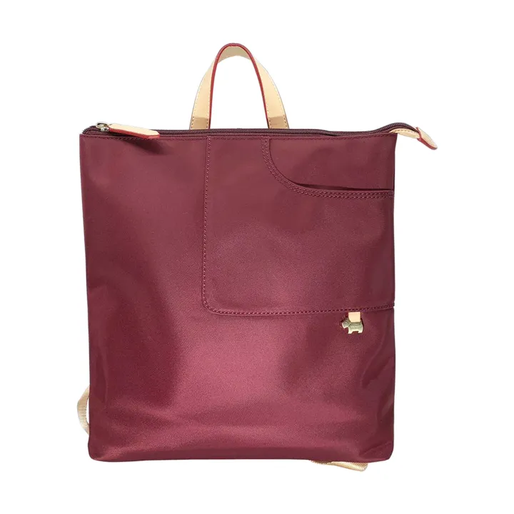 RADLEY Pocket Zip Top Backpack (Burgundy) | Lazada PH