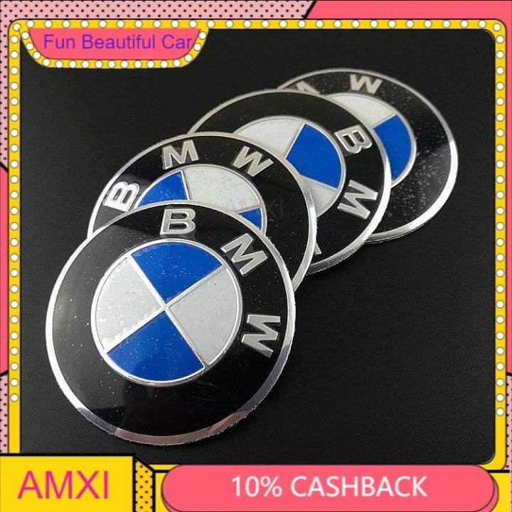 AMD ┅4Pcs 56.5/60/65/70mm Car Logo Tire Wheel Center Rim Hub Cover ...