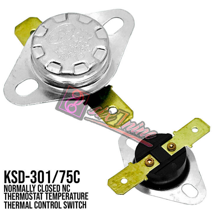 Normally Closed NC Thermostat Temperature Thermal Control Switch KSD ...