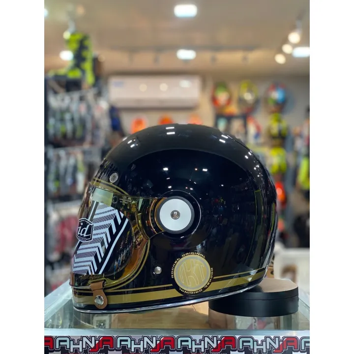 ID ROCKET CLASSIC FREE BUBBLE SHIELD FULL FACE HELMET!! | Lazada PH
