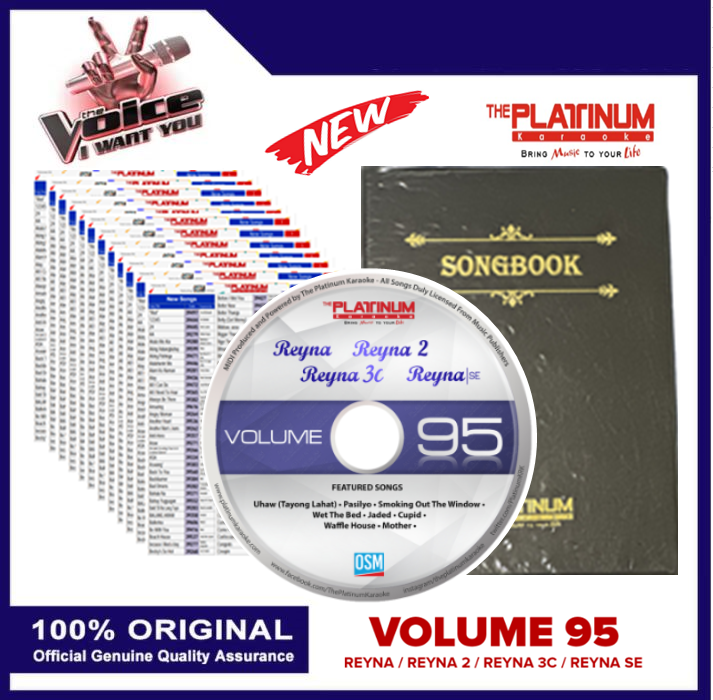 Platinum Reyna 3c New Updated Volume 95 CD with Songbook. | Lazada PH
