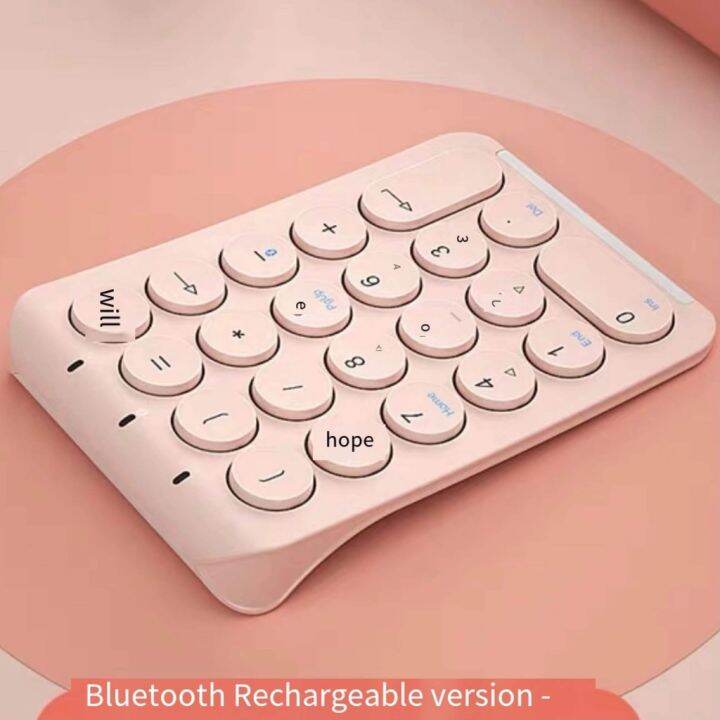 BOW wireless bluetooth digital keyboard Rechargeable numeric keypad ...