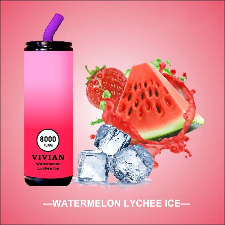 INTENSE VAPING SMOKE SWEET MENTHOL VIIVIAN PLUS 8000PUFFS Bar PLUS ...