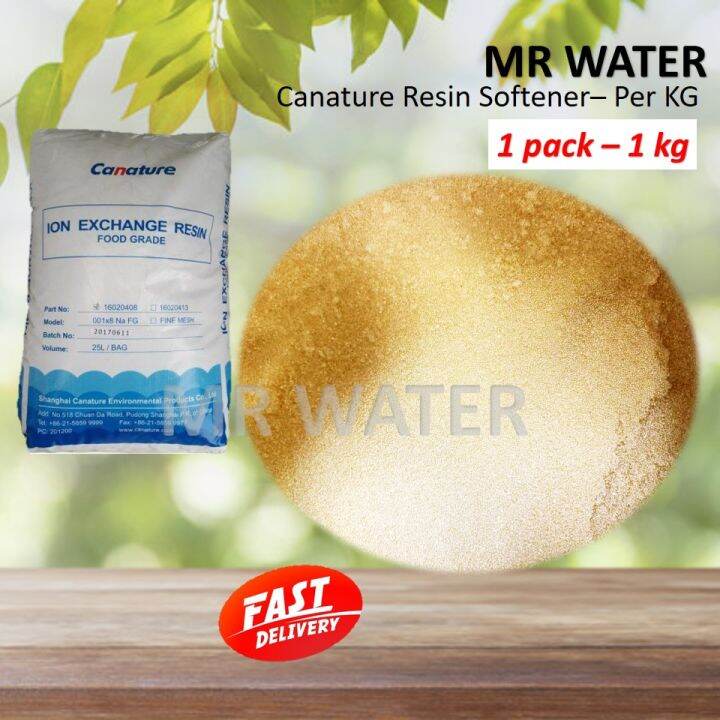 (25 LITERS) Premium Food Grade CANATURE ION EXCHANGE RESIN SOFTENER For ...