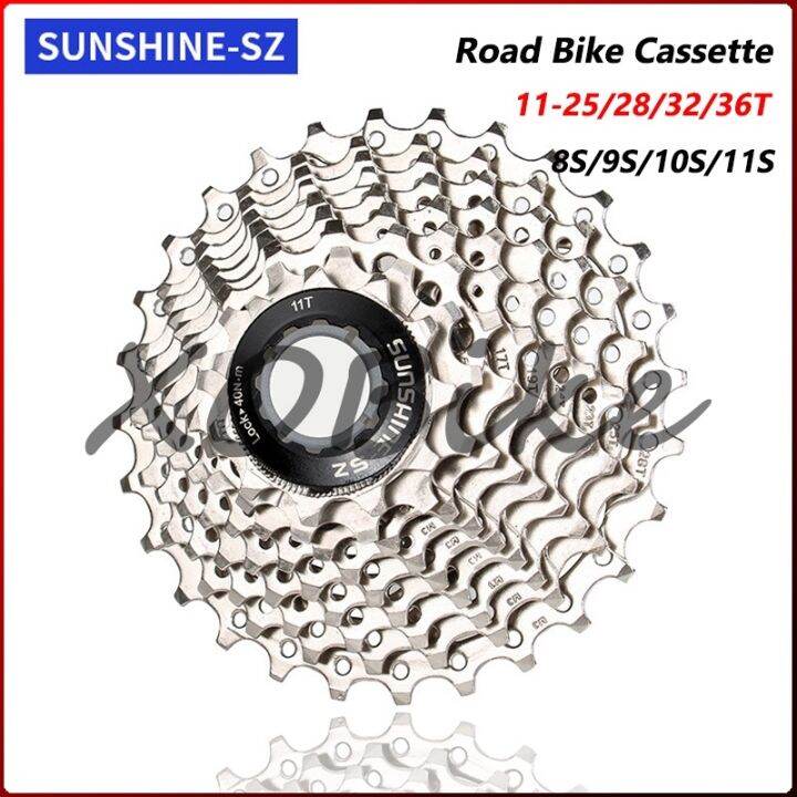 Sunshine Road Bike 8S/9S/10S/11S Cassette 9Speed 10Speed Cogs Roadbike ...