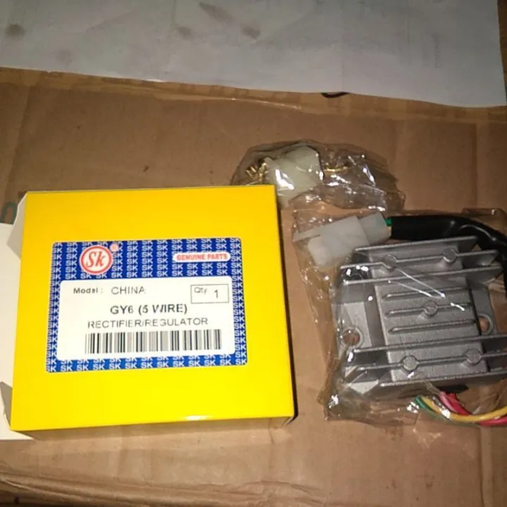 rectifier and regulator gy6/tmx125 alpha fullwave 5wires | Lazada PH