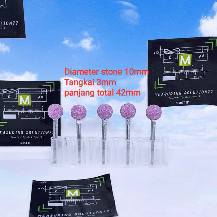 mata rotary mounted stone bulat diameter 10mm | Lazada Indonesia