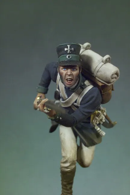 Scale Models 1/ 32 54mm Napoleonic Wars Prussian Infantryman 1815 54mm ...