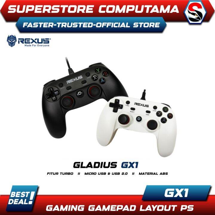 Rexus Gladius GX1 Pro Gaming Gamepad - Joystick | Lazada Indonesia