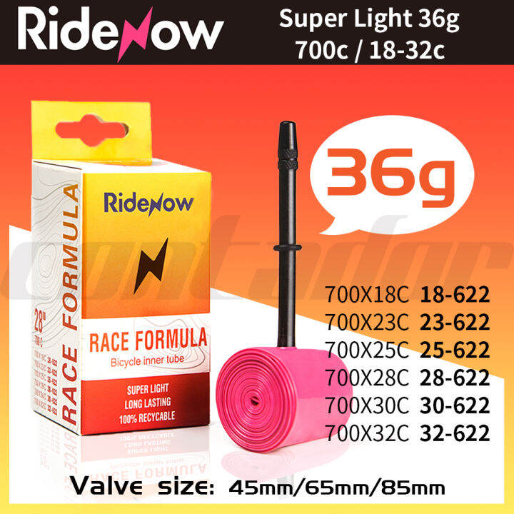 RideNow ยางถนนจักรยานเสือภูเขาจักรยานท่อ700c ด้านใน TPU น้ำหนักเบาพิเศษ ...