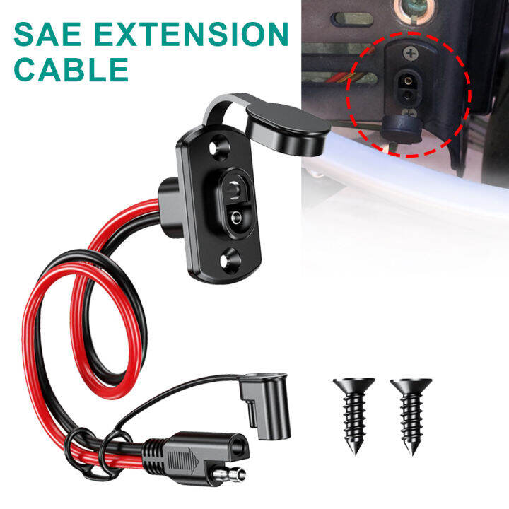 Solar Wire Extension Wire Car Battery Extension Tender SAE DC Power ...