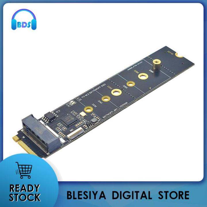 Blesiya Compact NVMe to M.2 SATA NGFF SSD Adapter M.2 NVMe PCIe to SATA ...