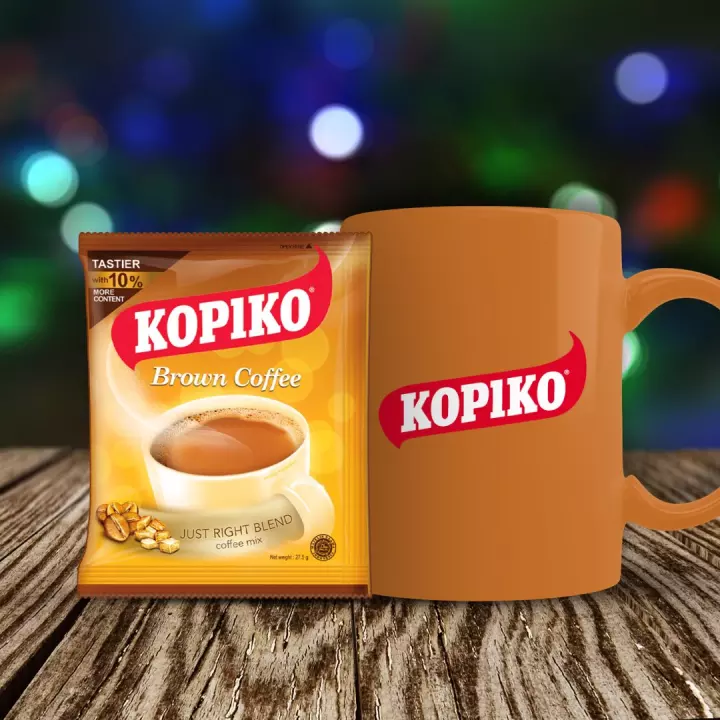 60 Twin Packs 3 IN 1 INSTANT COFFEE KOPIKO Blanca Brown Black (6x 10x ...