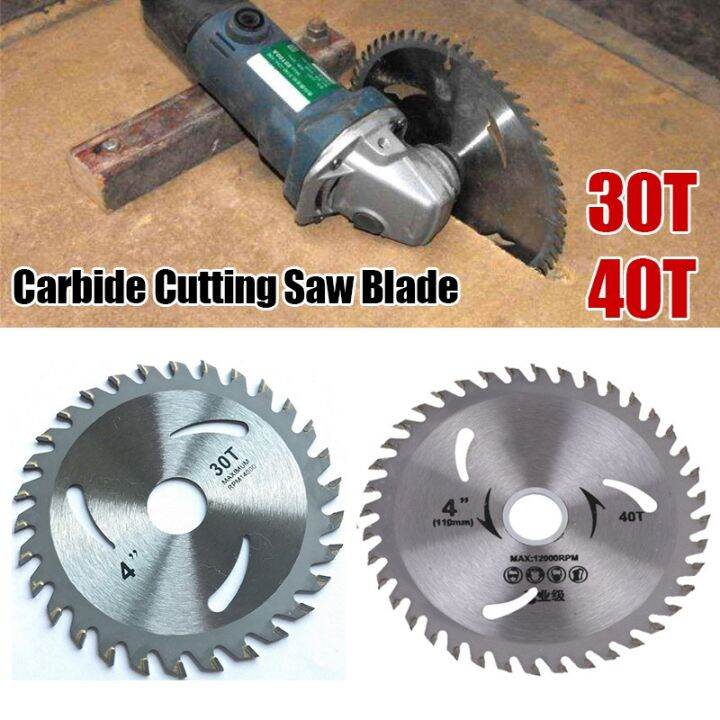SA 30T/40T 4 Inch Metal Carbide Cutting Saw Blade Disc Circular Wood ...