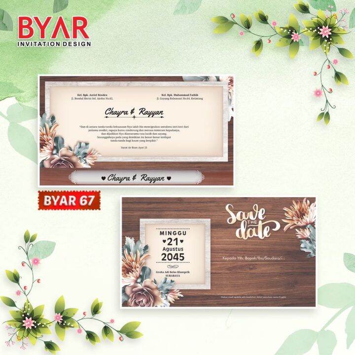 Blangko Undangan Byar Seri 67 - 72 | Lazada Indonesia