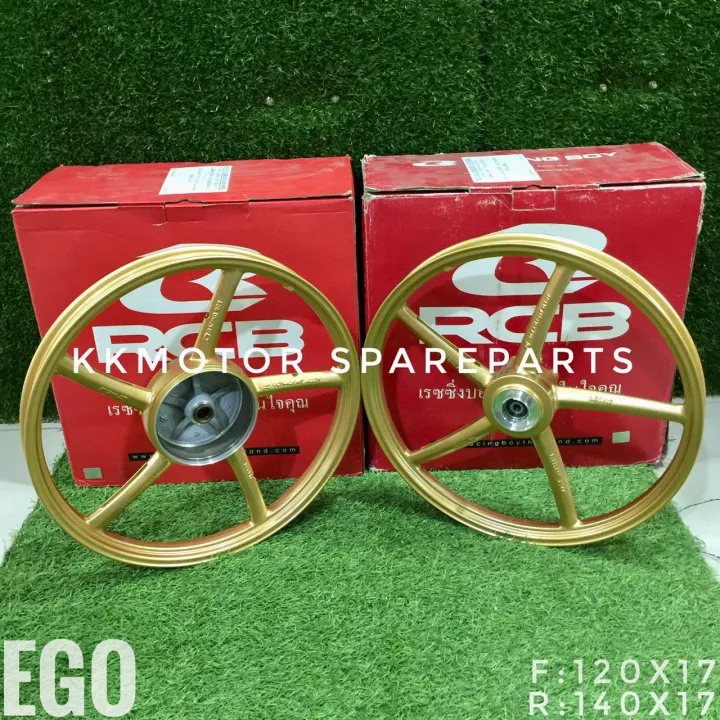 💯ORIGINAL RCB EGO SP522 SPORT RIM RACING BOY 120x17 / 140x17 | Lazada