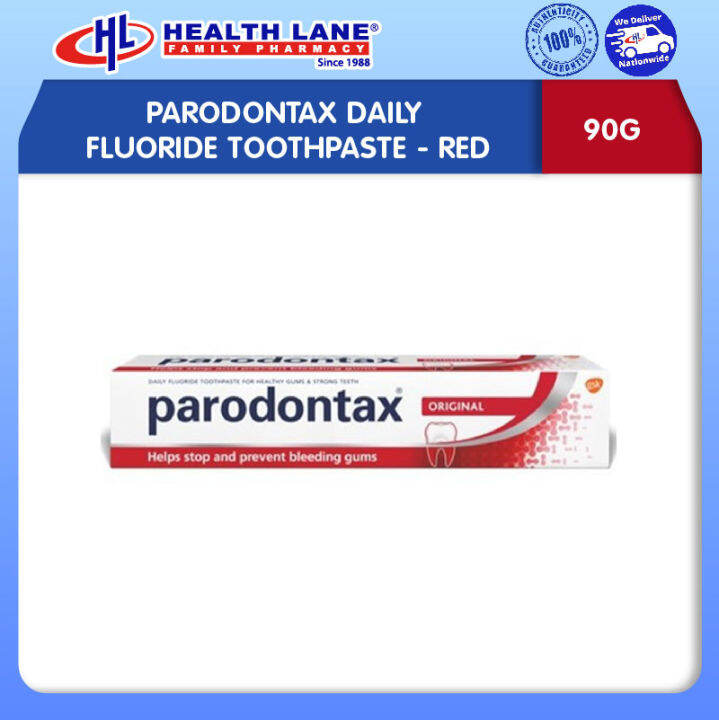 PARODONTAX DAILY FLUORIDE TOOTHPASTE - RED (90G) | Lazada