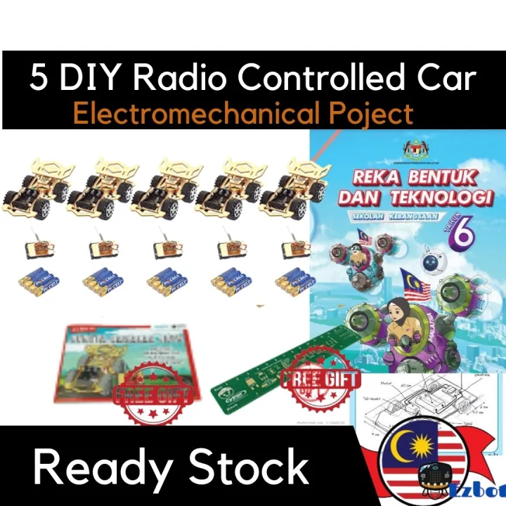Ready Stock 5 x Projek RBT Sekolah Kereta Kawalan Jauh Radio Controlled ...