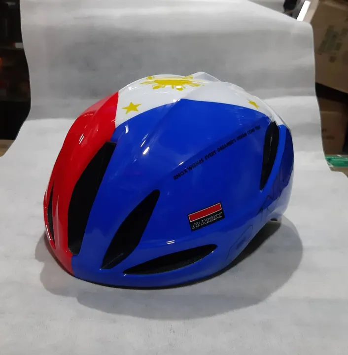 Rnox Helmet Lightweight Philippine Flag Edition | Lazada PH