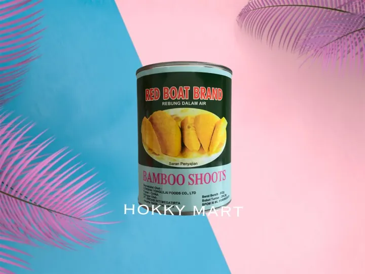 Red Boat Brand Bamboo Shoots 552 gr / rebung dalam larutan kaleng ...