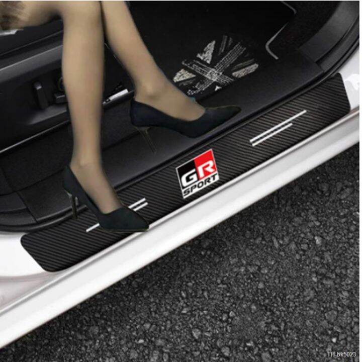 GR Sport Logo Car Door Threshold Scuff Plate For Toyota HV YARiS RZ RC ...