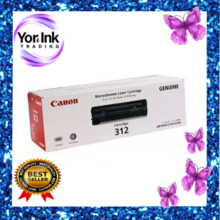 CANON 312 (BLACK) ORIGINAL TONER CARTRIDGE | Lazada PH