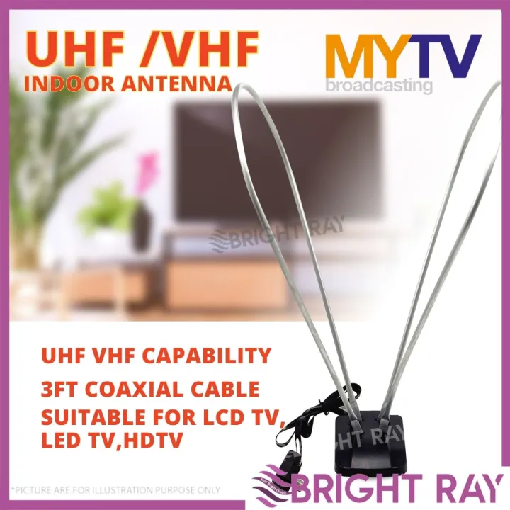 EVER BRIGHT TV MYTV Indoor Antenna Channel Televisyen Siaran TV UHF ...