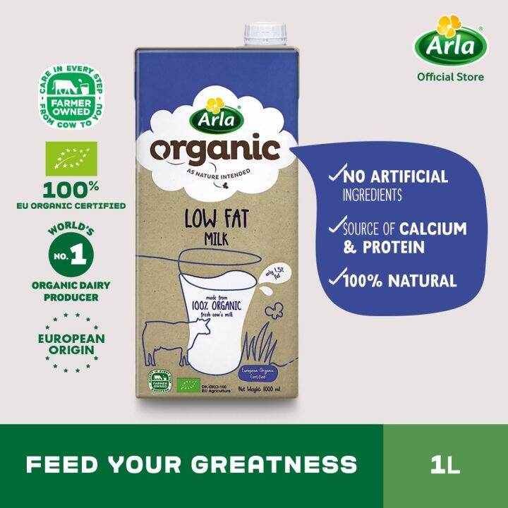 beverages Arla Organic Low Fat Milk 1L | Lazada PH