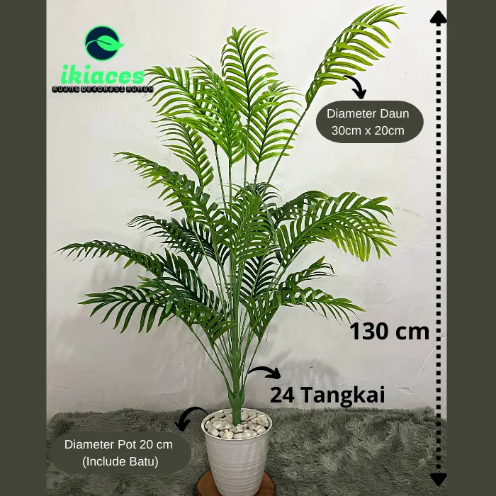 DAUN PAKIS JUMBO POHON PALEM ARTIFICIAL DAUN PAKIS PLASTIK BUNGA HIAS ...