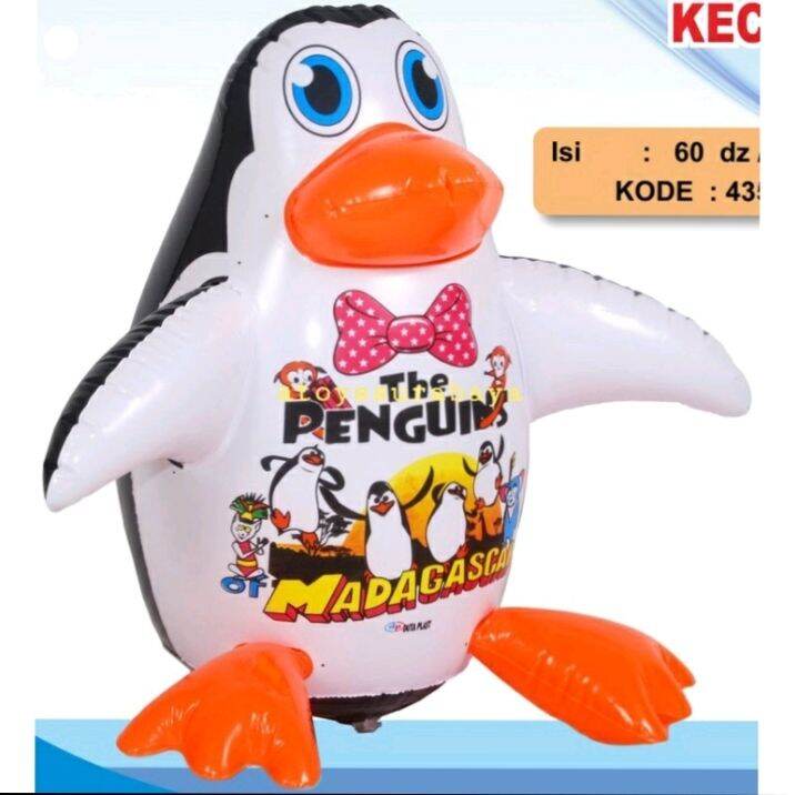 BALON MAINAN TINJU MADAGASKAR KECIL / BALON TINJU / PINGUIN CANTIK ...