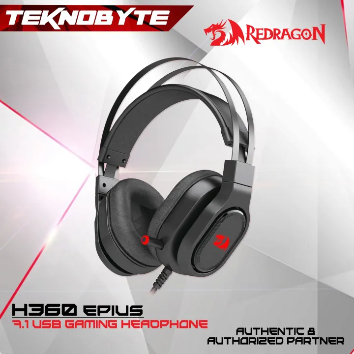 Redragon Epeius H360 gaming Headphone,7.1 USB Surround sound Computer headset | Lazada PH