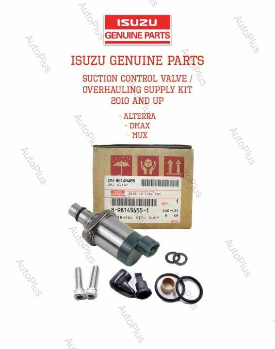 Isuzu Genuine Parts Suction Control Valve Overhauling Kit: Dmax Alterra ...