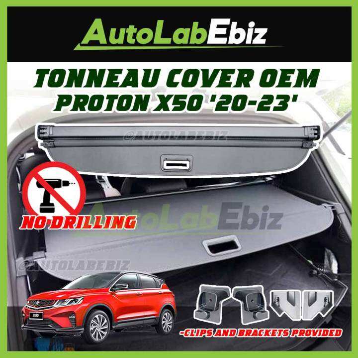 Proton X50 2020 2021 2022 2023 Leather Retractable Trunk Tonneau Cover ...
