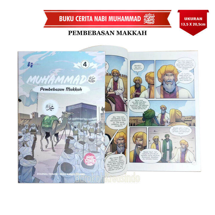 Buku Komik Cerita Bergambar Anak Islami Tentang Nabi Muhammad SAW ...