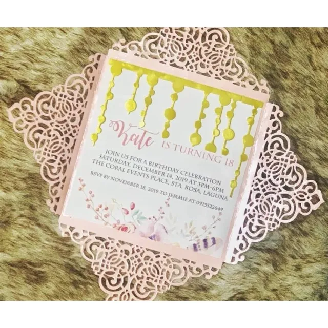 direct deal A02 triangle invitation flap die metal template | Lazada PH