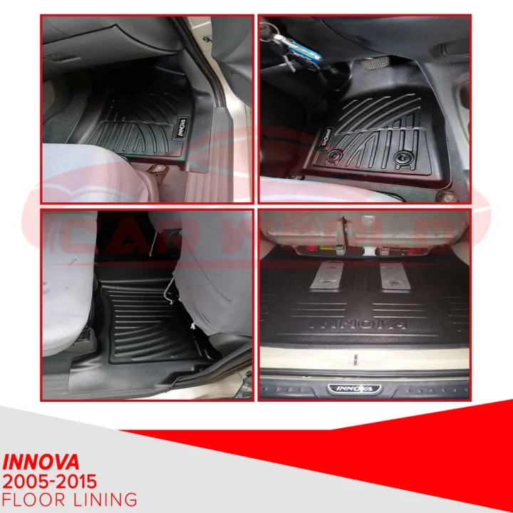 Floor Liner Deep Dish Matting For Innova 2005 - 2015 | Lazada PH
