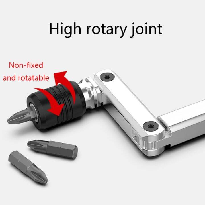 Universal Variable Angle Hand Screwdriver Quick Change Screwdriver Set ...