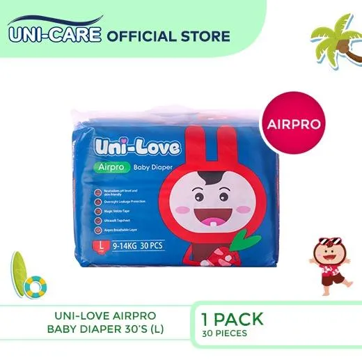 UniLove Airpro Baby Diaper 30's (Large) Pack of 1 | Lazada PH