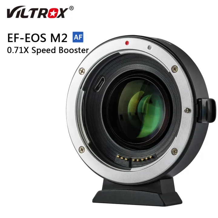 Viltrox EF-EOS M2 EF-M Lens Adapter Ring 0.71X Focal Reducer Speed ...