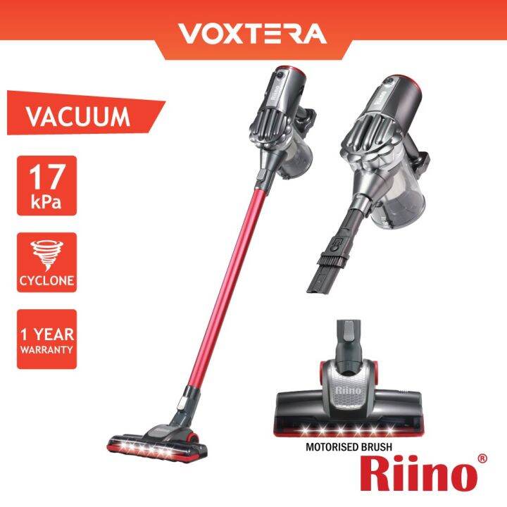 Riino EVolution V8 Super Cyclone Vacuum dengan berus bermotor Handheld ...