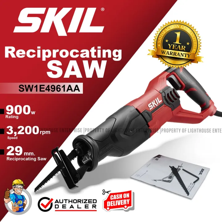 SKIL 900W Reciprocating Saw with Variable Speed (SW1E4961AA ...
