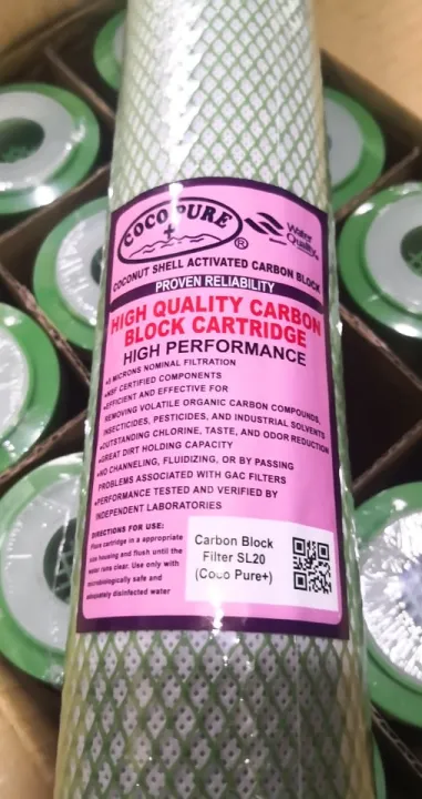 COCOPUREPLUS Brand Carbon Block 20SL 100% ORIGINAL | Lazada PH