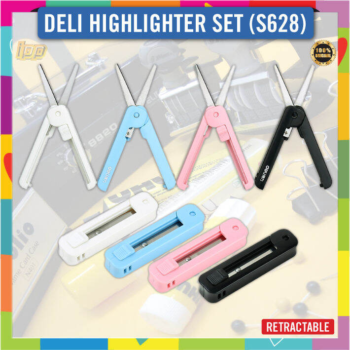 Deli Portable Retractable Scissor / Pocket Scissor (6072) | Lazada