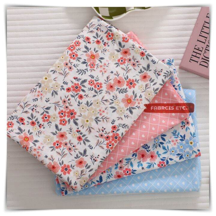 Comb Cotton Fabric, Kain Comb Cotton (160cm Width, Bidang 60 Inci ...
