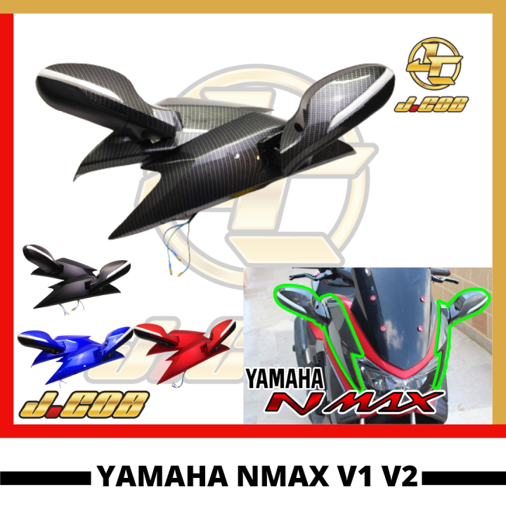 Yamaha Nmax v1 v2 side mirror with LED include signal | Lazada PH