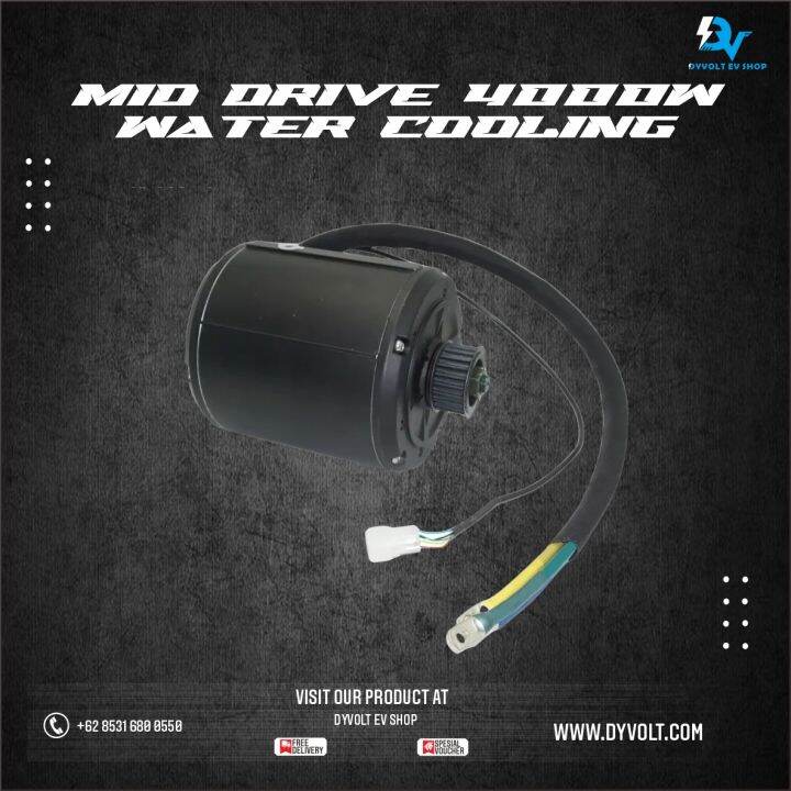 Bldc Motor Mid Drive 4000W Watter Colling Motor listrik | Lazada Indonesia