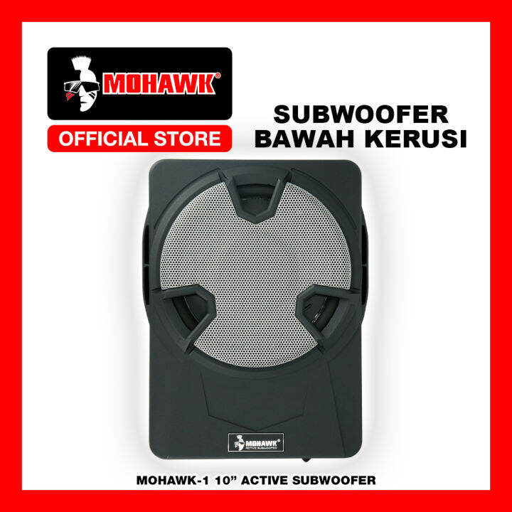 MOHAWK Car Audio MOHAWK-1 SERIES 10 inch Under Seat Active Subwoofer ...