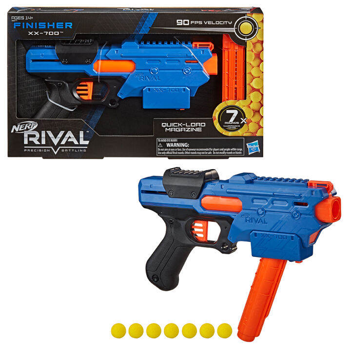 Nerf Rival Precision Battling Finisher XX-700 90 FPS Velocity Quick ...