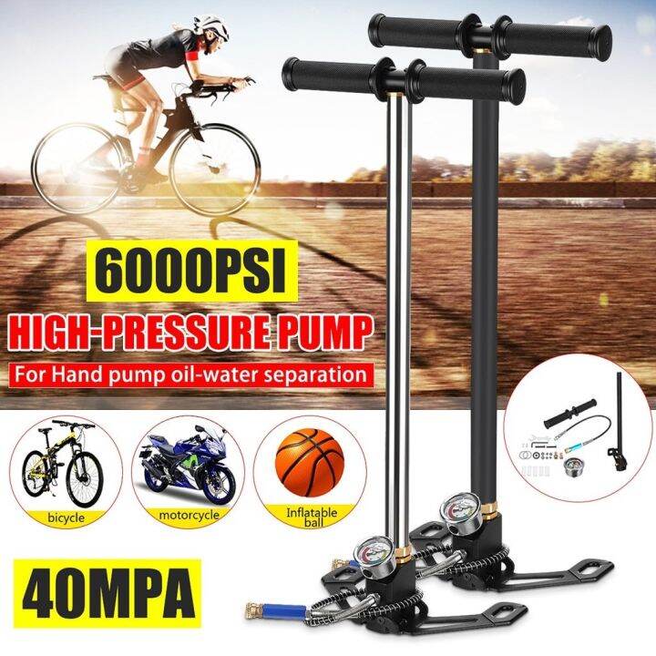 6000psi High Pressure PCP Hand Pump Stage Air Pcp Airgun Rifle Tire ...