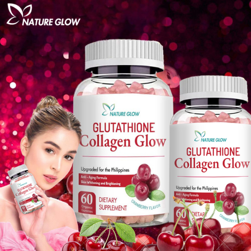 Nature Glow Glutathione Collagen Gummies Whitening Skin Anti-Aging ...